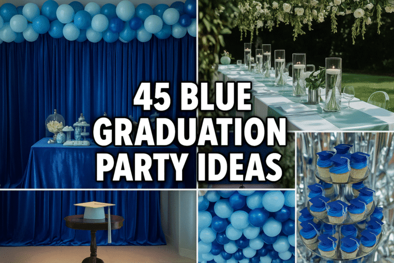 45 Blue Graduation Party Ideas That Wow Guests with Style and Charm