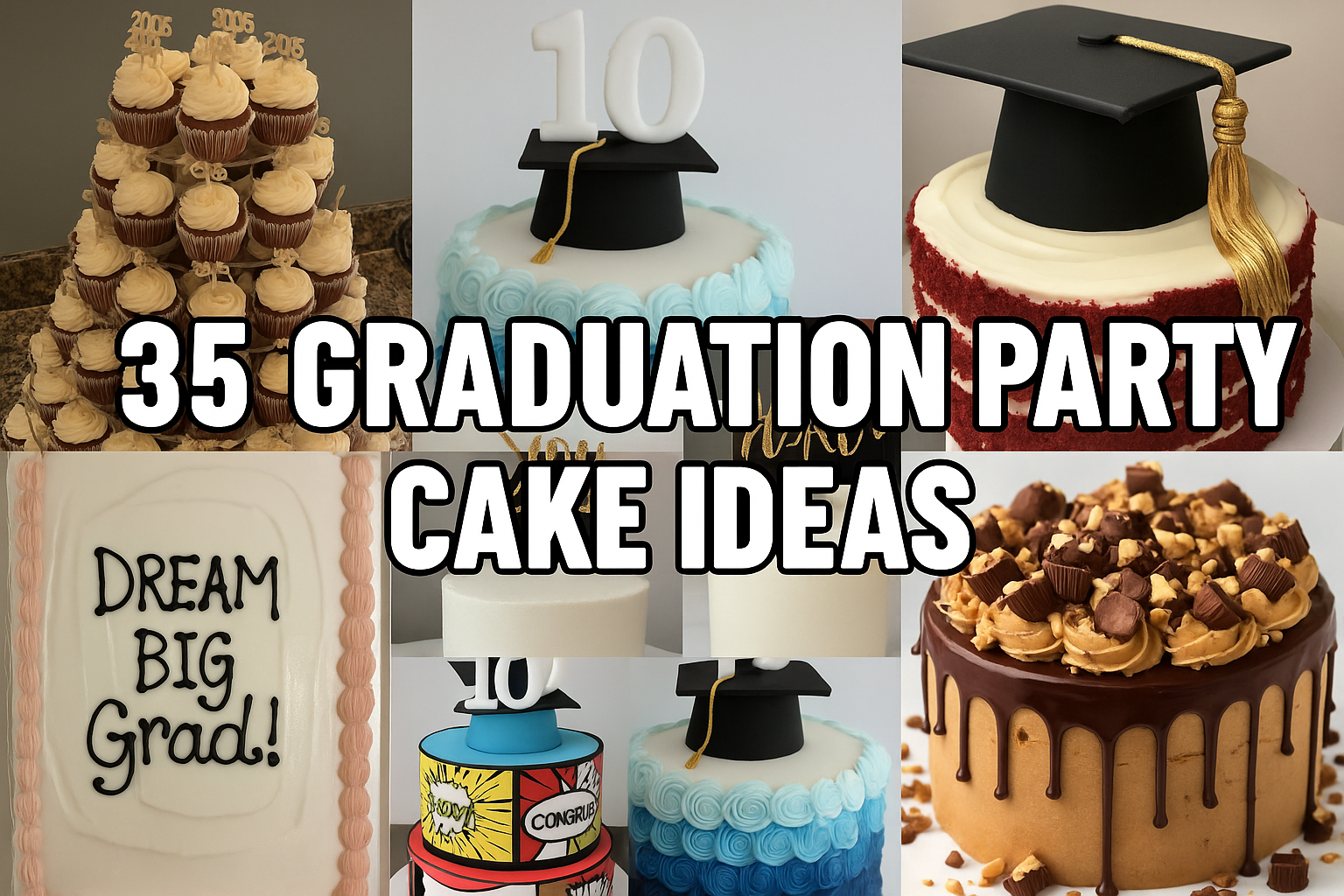 35 Graduation Party Cake Ideas That Wow Every Crowd