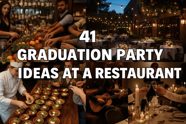 41 Graduation Party Ideas at a Restaurant For Unforgettable Celebration