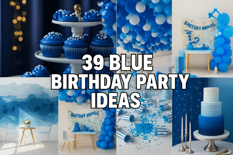 39 Blue Birthday Party Ideas That Wow at Every Age