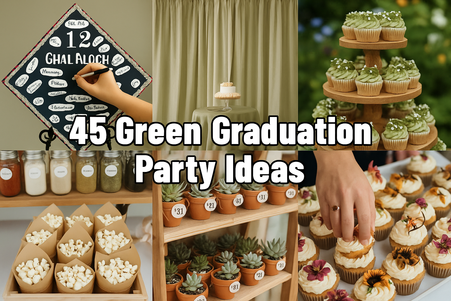 45 Green Graduation Party Ideas That Are Stylish, Eco-Friendly ...