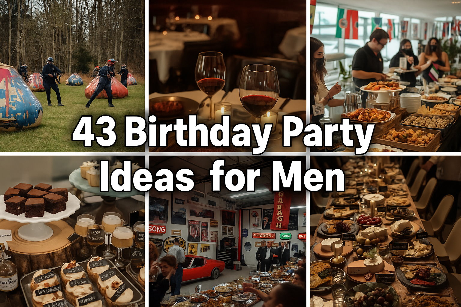 39 Birthday Party Ideas for Men